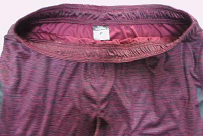 Cina La misura attiva di Rose Red Knitting Interlock Athletic di allungamento mette in vendita