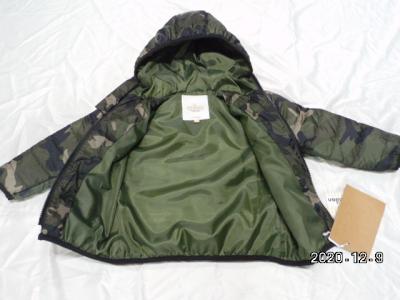 Cina Tintura attiva di conservazione calda del rivestimento della chiusura lampo di Front Placket Lightweight Padded Kids in vendita