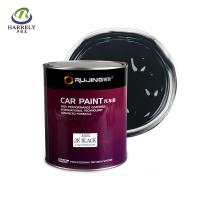 China 2K Black Bright Color Auto Refinish Paint 2:1:0.3 Mix Ratio 40-60um Thickness for sale