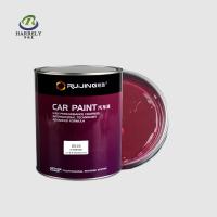 China 1K Rose Red Metallic Car Paint 4L Acrylic Spray Paint for Auto Refinish for sale