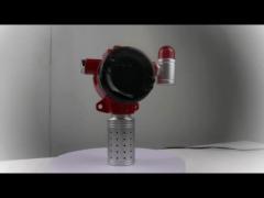 Wall Mounted Fixed Single Gas Leak Detector Ex H2S VOC CO CO2 O C6H6 C7H8 LEL