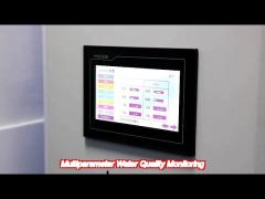 Wandmontage Multiparameter Waterkwaliteitsbewaking RS485 pH ORP Trubbelheidvrij chloor Voor zwembad Drinkwater