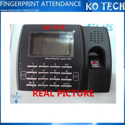 China Linux OS Supported Fingerprint Time Attendance with Software FU8 for sale