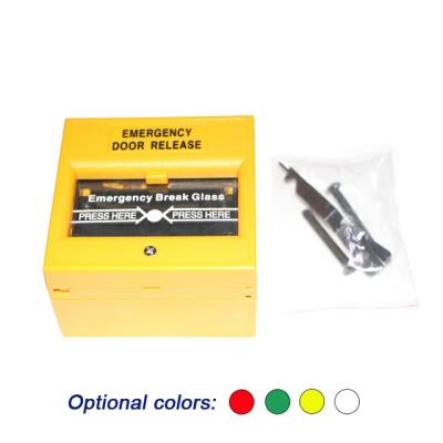 China Glass break exit button Emergency Exit Button Fireproof Break Glass Release Button Rfid Switch Push Exit,min:1pcs for sale