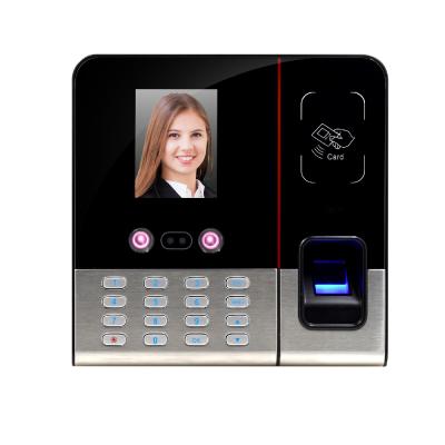 China Biometric Face Facial Recognition Time Attendance System TCP/IP Access Control Employee Time Clock Recorder Machine Read for sale