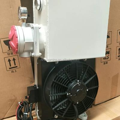 China Concrete tank Truck Radiator, Cement Mixer Truck Hydraulic Oil Radiator, Hydraulic Oil tank Assembly 18L26L for sale