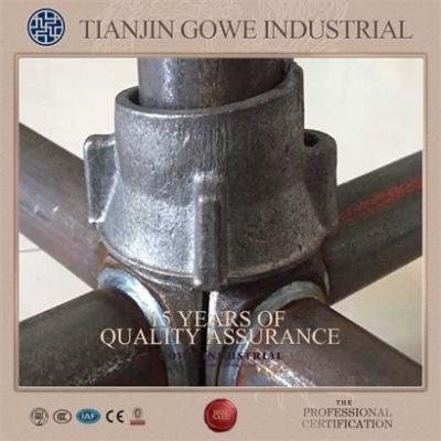 China Silver HDG powder coated cup lock scaffolding With OEM Service for sale