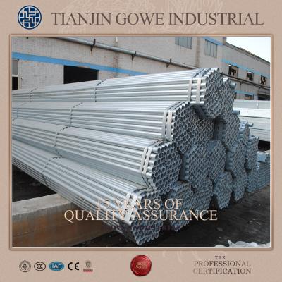 China Q235 / Q345 scaffolding steel Hot Dipped Galvanized Pipe for coupler for sale