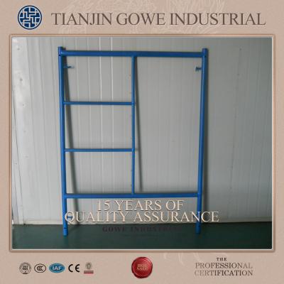China Carbon structure steel HDG Frame Scaffolding System round and thick welding for sale