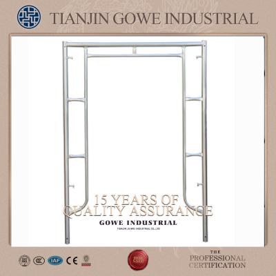 China 1200MM width round welding galvanized frame scaffolding system Q235 materials for sale