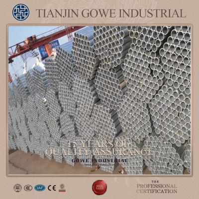 China Hot Dipped Galvanized Pipe Q235 3.2mm 6m Length For quick fit scaffolding for sale