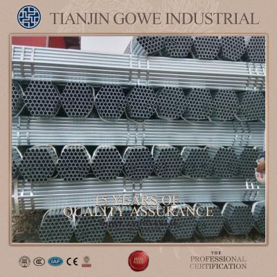 China Industrial scaffolding hot dip galvanized pipe Micro Coating for sale