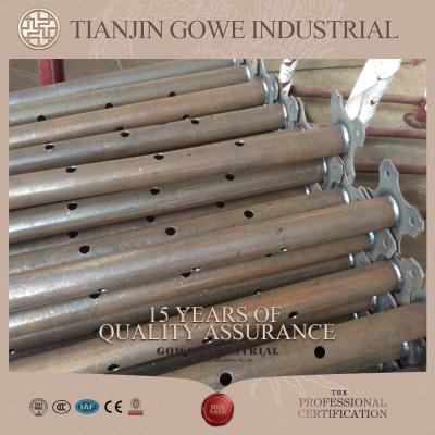 China Galvanized adjustable steel scaffolding props / formwork props for sale