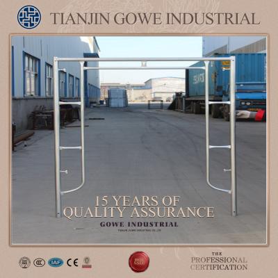 China 1930mm 1700mm height galvanized frame scaffolding cross braces for building for sale