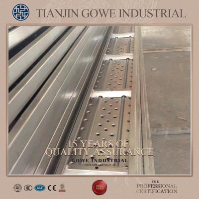 China Construction platform metal scaffold planks 210mm width scaffolding board for sale