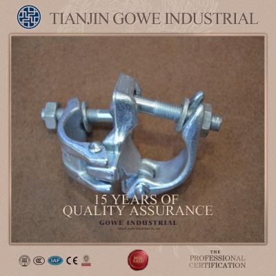 China Fixed scaffolding double coupler / forged scaffold accessories for sale