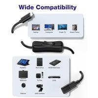 China USB Type C On/Off Switch Cable 0.3m with 5V 2A Output for Raspberry Pi LED Projects for sale