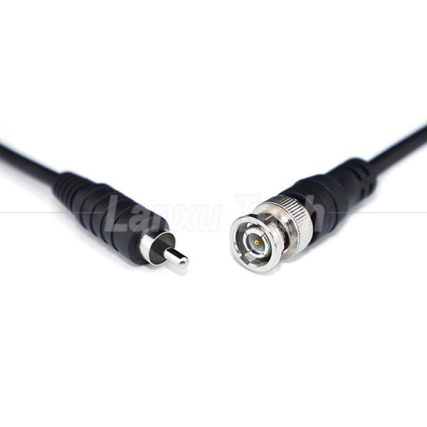 Quality BNC Male to RCA Male AV Extension Cable for CCTV Camera for sale
