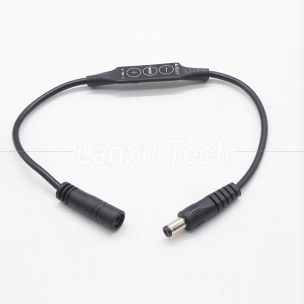 Quality Stepless Light Male to Female DC Barrel Jack 5.5x2.1mm 5.5x2.5mm 3.5x1.35mm for sale