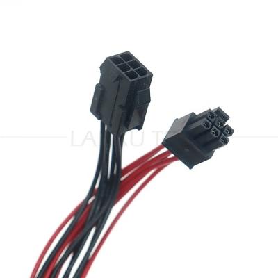 China Custom Male to Female 4 6 8 Pin Molex Micro Fit 3.0 Connector Harness Cable for sale