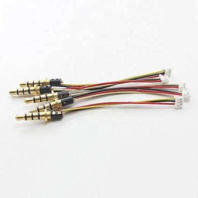 China Cable de conector de conector de 1.25 mm de 3.5 mm TRRS de audio a 3 pines en venta