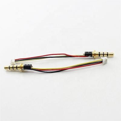 China Cable de conector de conector de 1.25 mm de 3.5 mm TRRS de audio a 3 pines en venta