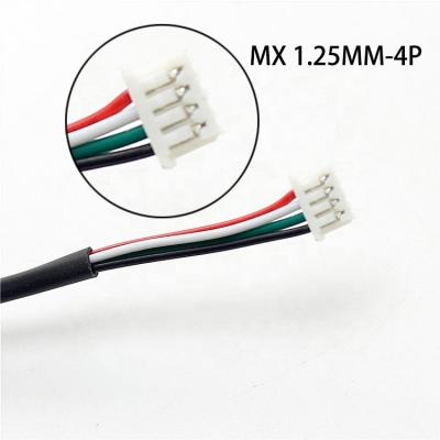 中国 カスタム4ピンデュポン 2.54mmからモレックス 1.25mmピッチコネクタワイヤーハーネスアセンブリケーブル 販売のため