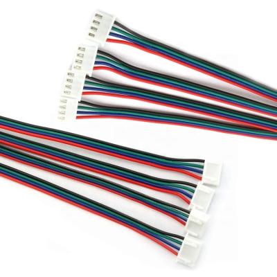China Custom 2.54mm Pitch JST XH 2 3 4 5 6 7 8 9 10  11 12 13 14 16 PIN  Connector Cable for sale