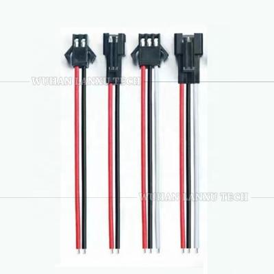 China 2 3 4 Pin SM 2.54mm Connector Male to Female Socket Assembly Cable for GPS LED Light for sale