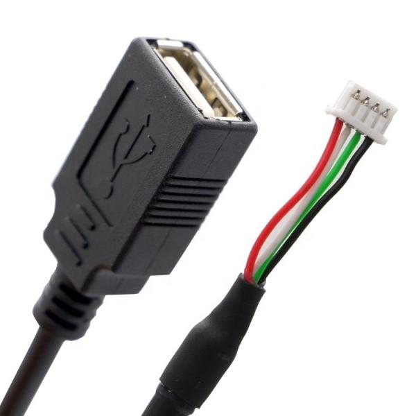 Quality Assembly USB A Female  to JST 2 3 4 Pin PH XH 1.0mm 1.25mm 1.5mm 2.0m Pitch Wire Cable for sale