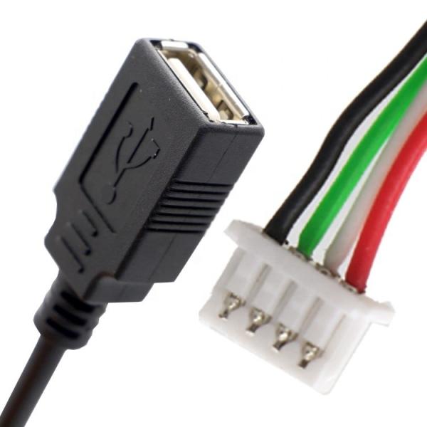 Quality OEM Assembly USB A Female  to JST 2 3  Pin PH XH 1.0mm 1.5mm 2mm Connector Pitch Cable for sale