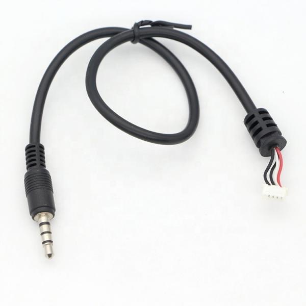 Quality Custom Factory Assembly 1M 3.5mm TRRS Audio DC Jack to JST 2.0mm 2.54mm Pitch for sale