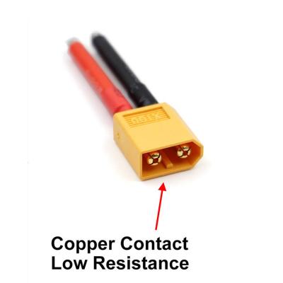 China High Quality XT60 Male Female Plug Connector 12AWG Silicon Wire Lead Extension Cable for RC Lipo Battery FPV Racing Drone for sale