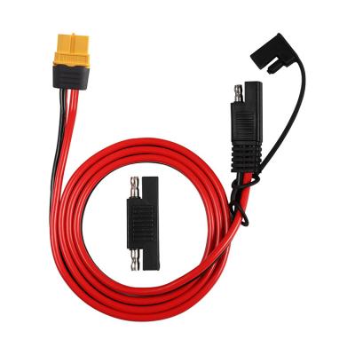 中国 12AWG SAE から XT60 接続器 アダプタ 拡張ケーブル 太陽光発電所 リポ電池 販売のため