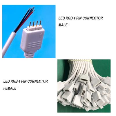 China 5050 LED Light Strip RGB 4 PIN Connector Cable for sale