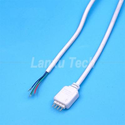 China 5050 LED Light Strip RGB 4 PIN Connector Cable for sale