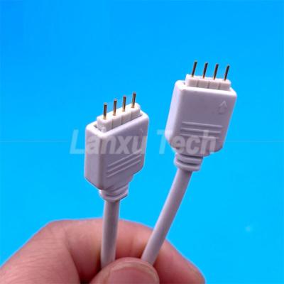 China 5050 LED Light Strip RGB 4 PIN Connector Cable for sale