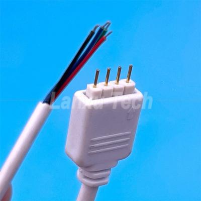China 5050 LED Light Strip RGB 4 PIN Connector Cable for sale