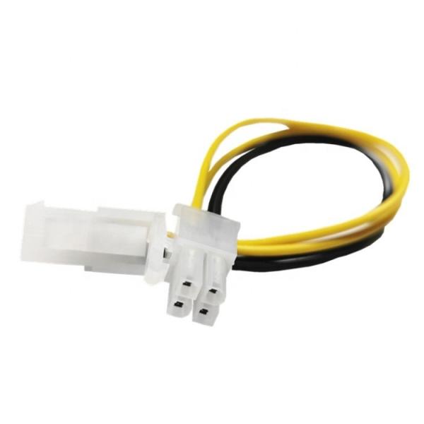 Quality 4 Pin Female to 8 Pin Male ATX Motherboard CPU Power Supply Extension Cable for sale