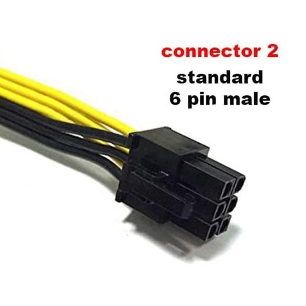 Quality PCI-E 6 Pin to 6 Pin Male to Female GPU ATX Video Graphics Card PCIE PCI Express for sale