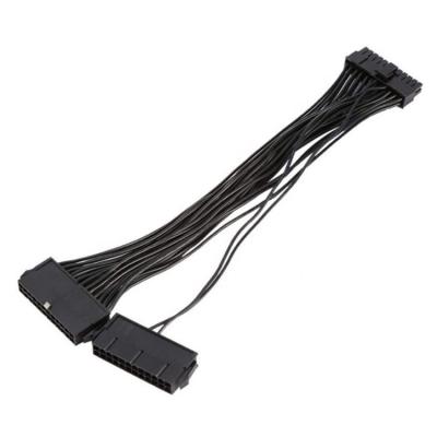 中国 PSU 24 PIN 女性からダブル 20 4 24 PIN 男性 ATX マイニング マザーボード拡張ケーブル 販売のため