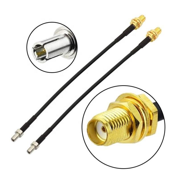 Quality Custom TS9 to SMA Female Connector Antenna Adapter RF Coaxial Cable for sale