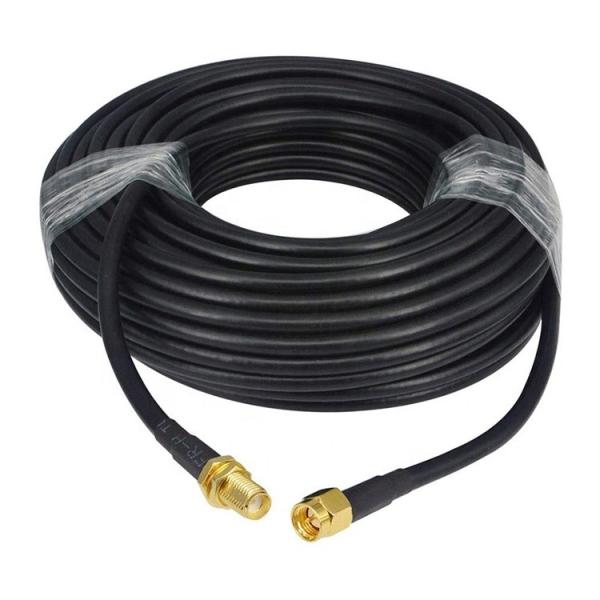Quality Male to Female RG174 RG178 RG316 RG58 Assembly RF Jumper Antenna Coaxial Cable for sale