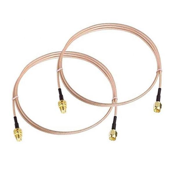 Quality Custom RG 174 SMA Male to SMA Female Assembly Jumper RF Adapter Connectors for sale