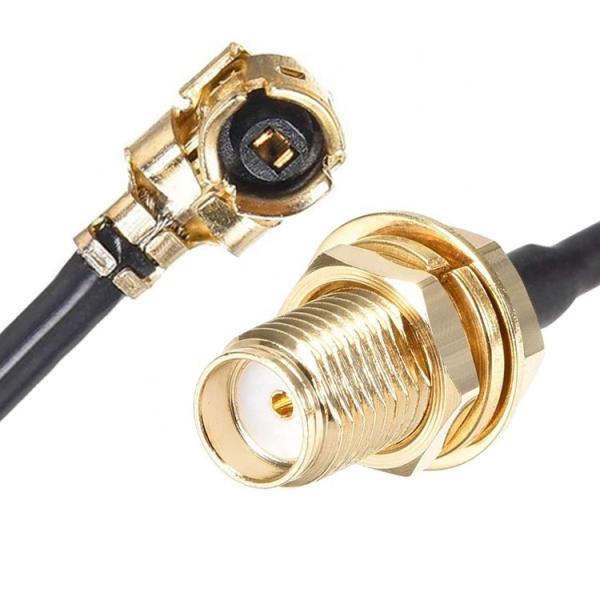 Quality UFL to SMA M.2 NGFF IPX IPEX MHF4 to RP SMA Female RF Pigtail WiFi  Antenna Extension Cable for sale