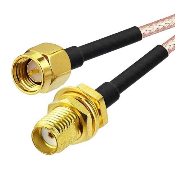Quality RG316 Coaxial RF SMA Male to SMA Female Jumper Connector Antenna Extender Extension Cable for Wifi Ham Radio GPS for sale