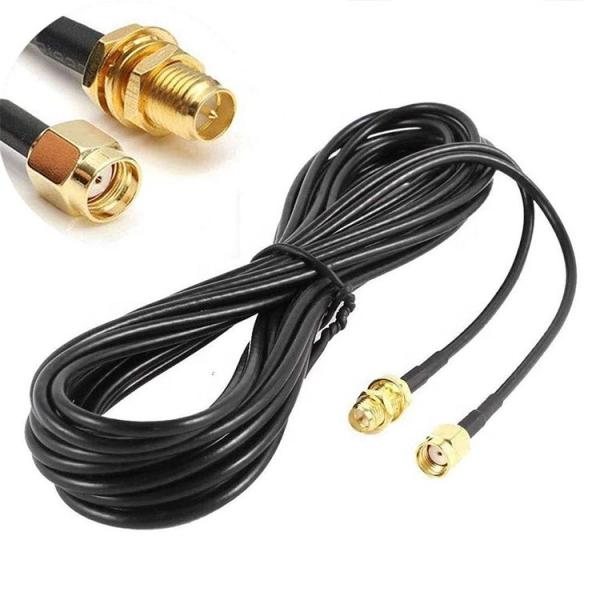 Quality RG174 Coaxial RP SMA Male to RP SMA Female Antenna Extension Cable for Wifi for sale