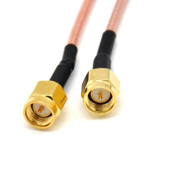Quality RG316 Coaxial RF SMA to SMA Connector Assembly Antenna Extender Jumper Extension for sale
