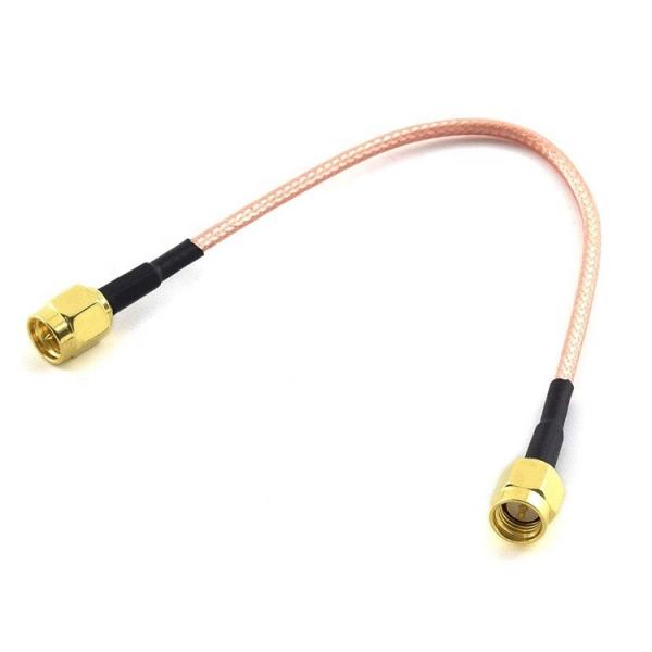 Quality RG316 Coaxial RF SMA to SMA Connector Assembly Antenna Extender Jumper Extension for sale