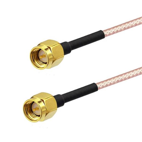 Quality RG316 Coaxial RF SMA to SMA Connector Assembly Antenna Extender Jumper Extension for sale